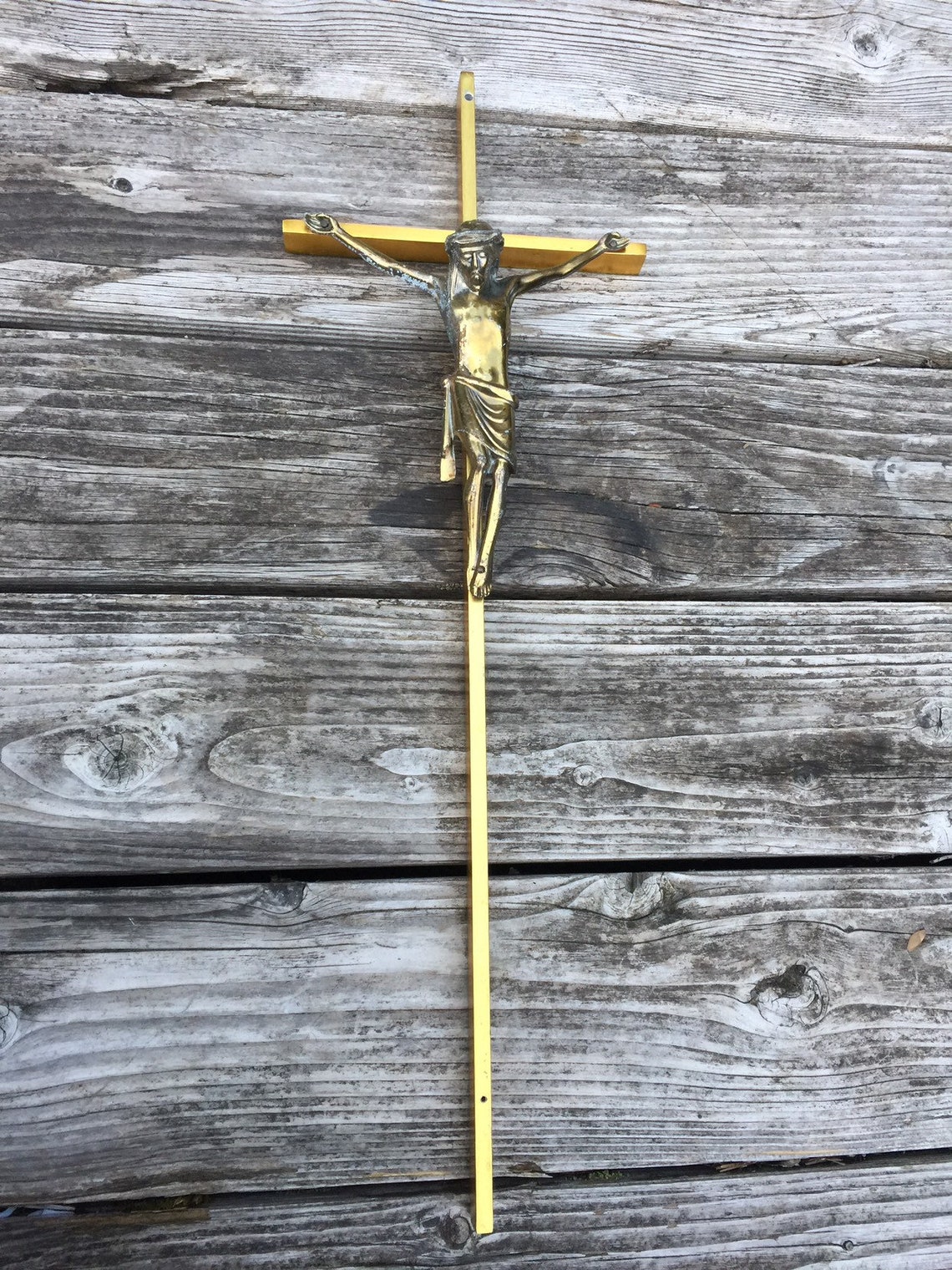 Metal Jesus on the Cross Wall Hanging - Etsy