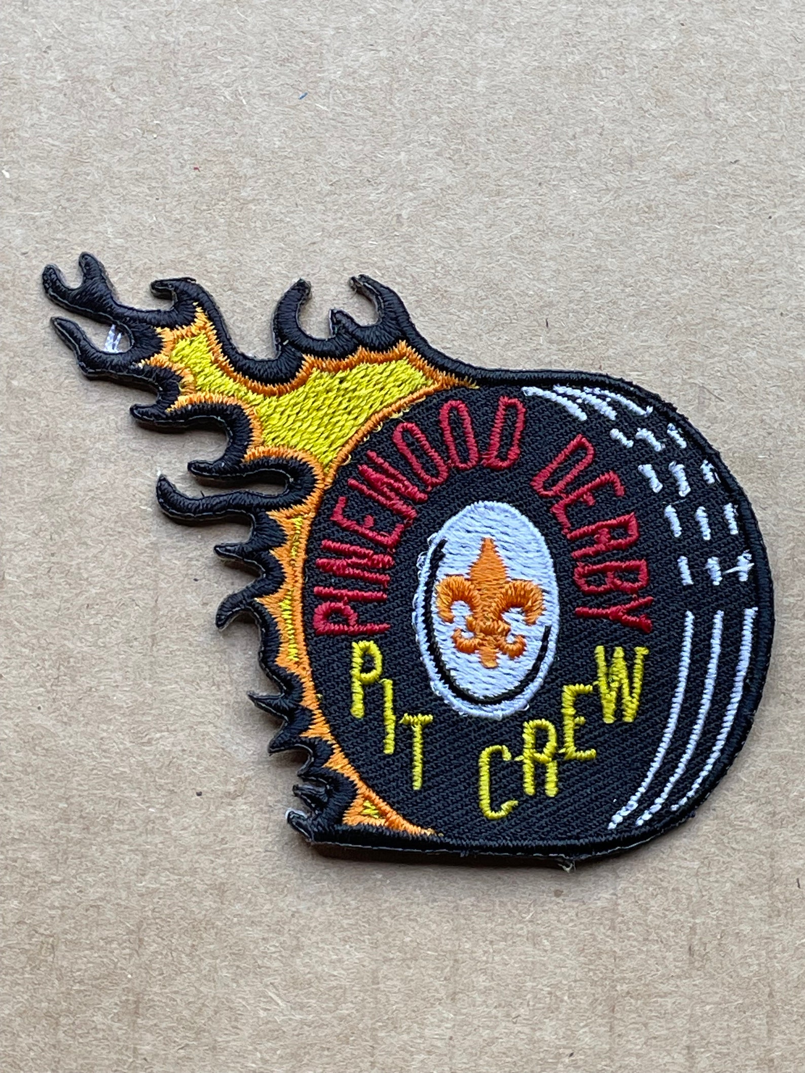 Pinewood Derby Pit Crew Patch. - Etsy
