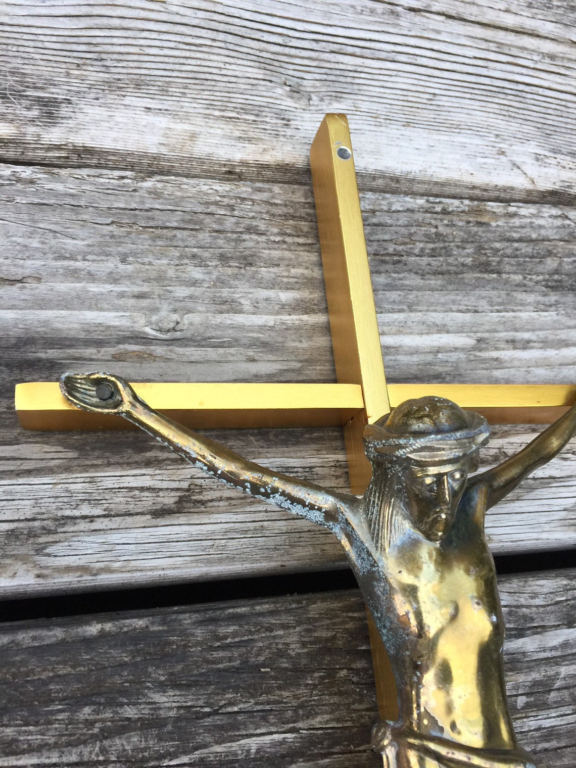 Metal Jesus on the Cross Wall Hanging - Etsy