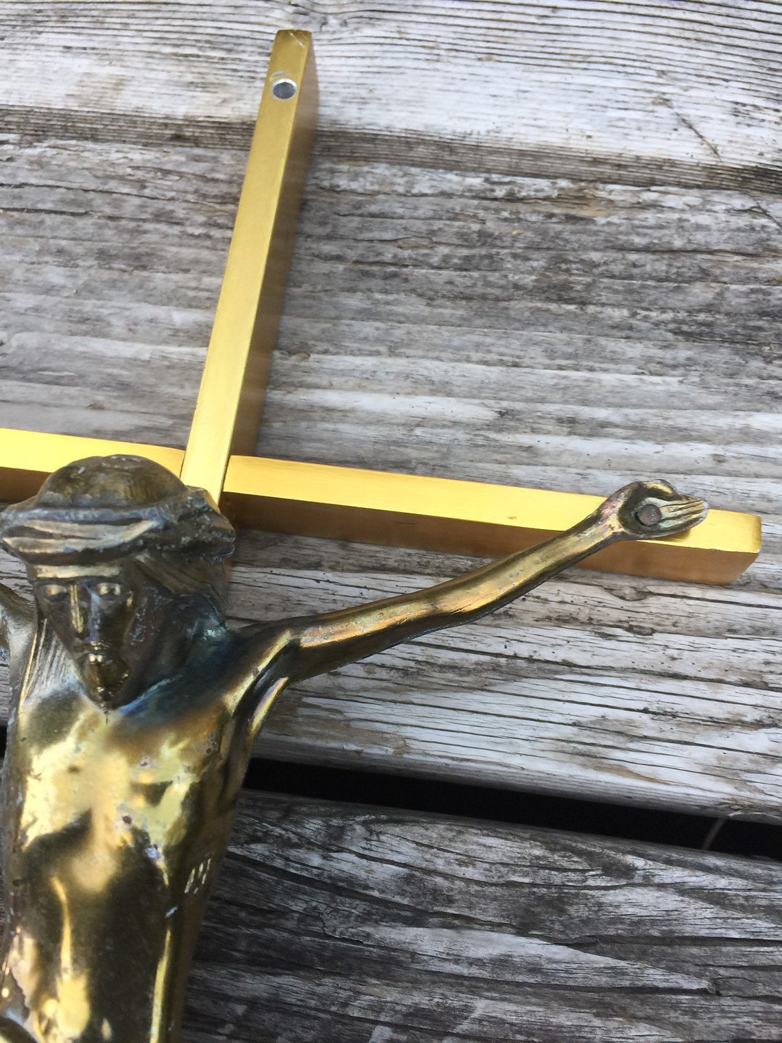 Metal Jesus on the Cross Wall Hanging - Etsy