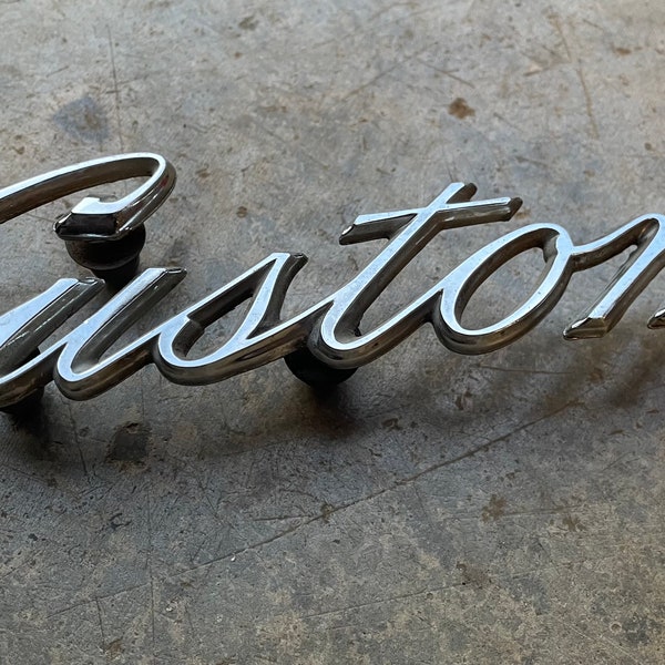 Chrome Emblem - Etsy