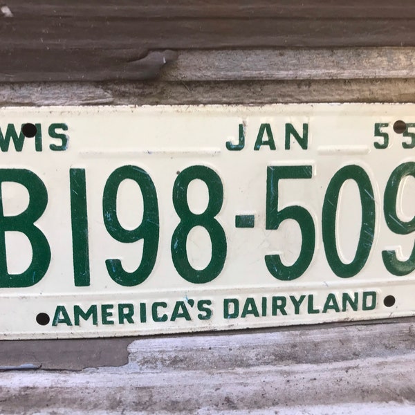 1955 License Plates - Etsy