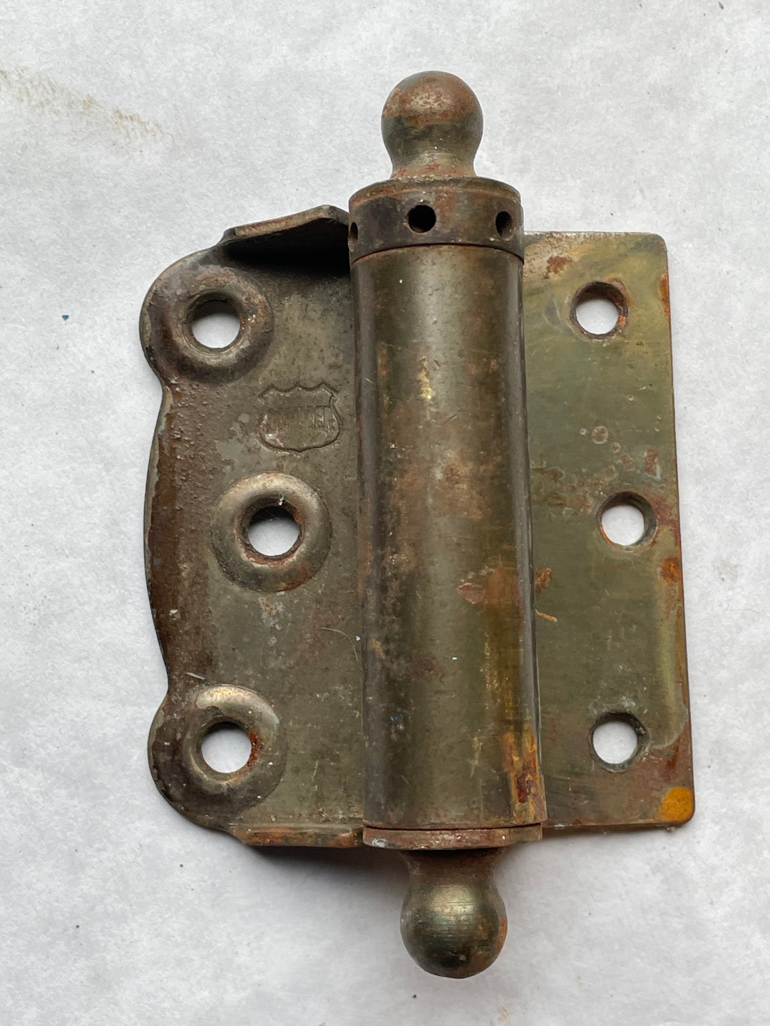 Original Antique Door Hinge With Return Spring in Excellent Working ...