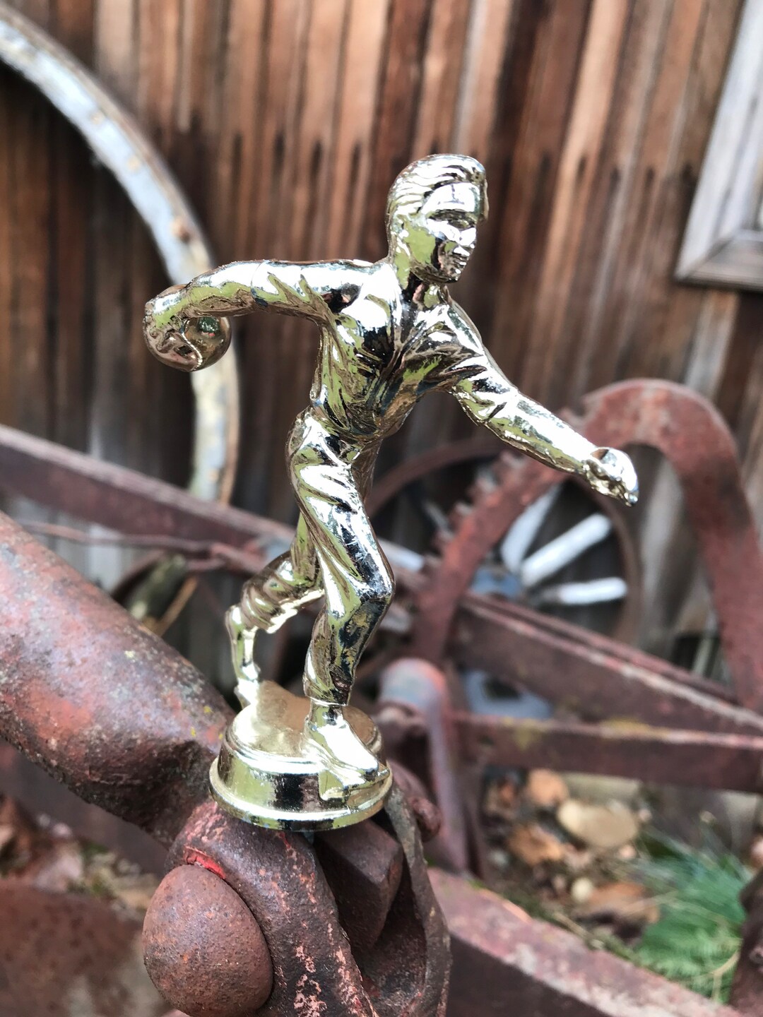 Vintage 1970s Bowling Trophy Topper. - Etsy