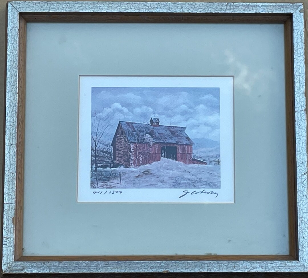 James R. Colway, the Farm House Print is This Limited Edition #411 - Etsy