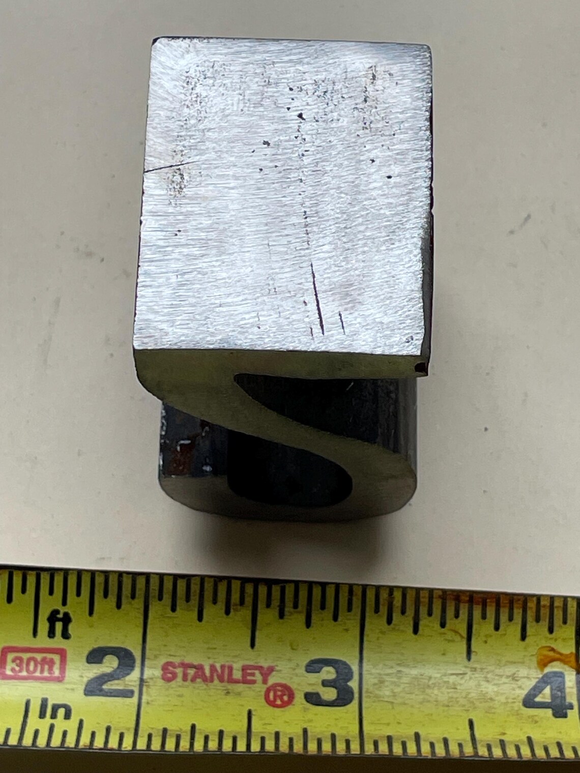 Thick Solid Metal M Letter Paperweight. 1.7/8” Tall X 1.1/2” Thick. - Etsy