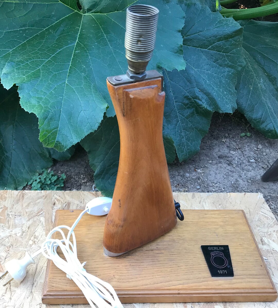 1971 Berlin Germany Rifle Stock Gun Club Award Lamp. - Etsy