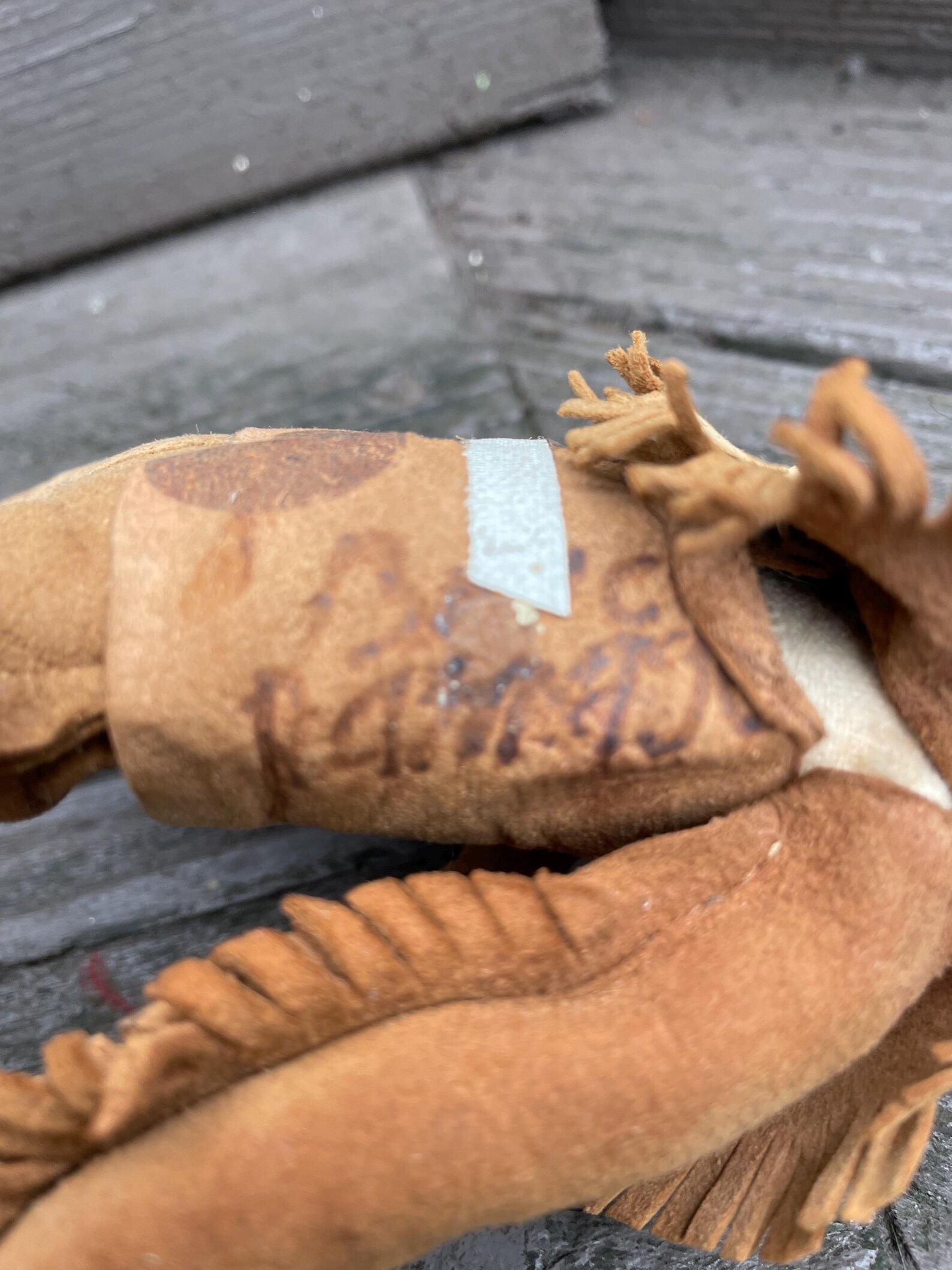 Vintage Iroquois Chief Dekanawida Doll: Native American Leather Outfit ...