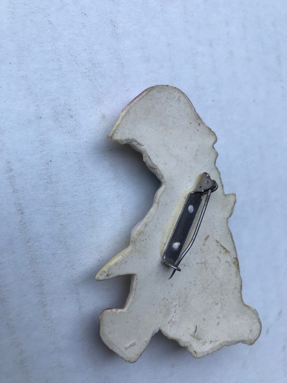 Antique 3” Ceramic Mary had a Little Lamb Lapel Pin. … - Gem