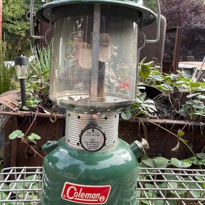 Vintage 1970 Coleman 220F Double Mantle Lantern Sunshine of the Night ...