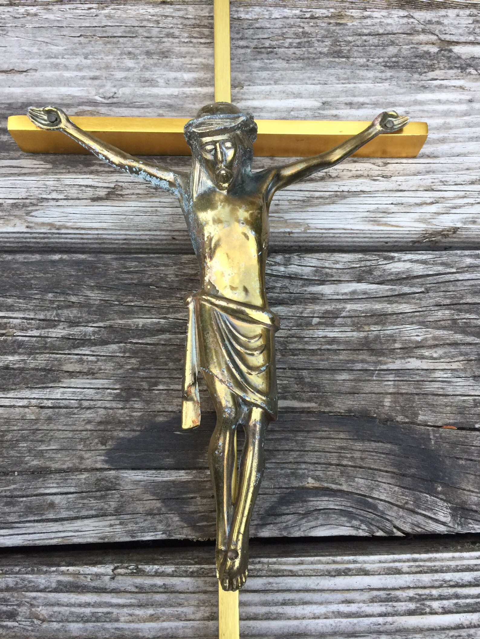 Metal Jesus on the Cross Wall Hanging - Etsy