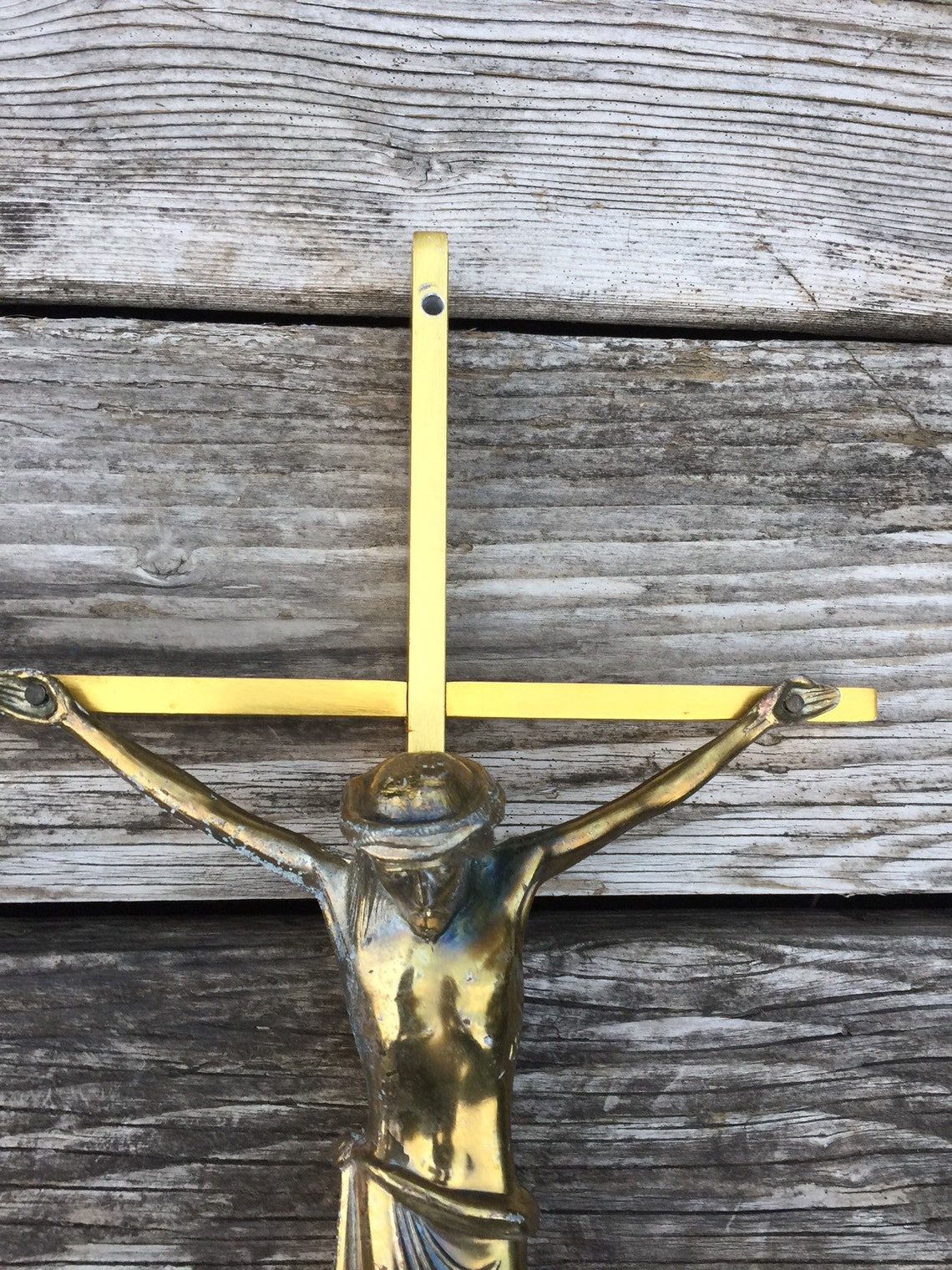 Metal Jesus on the Cross Wall Hanging - Etsy