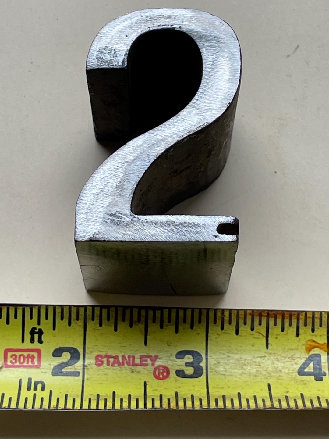 Thick Solid Metal M Letter Paperweight. 1.7/8” Tall X 1.1/2” Thick. - Etsy