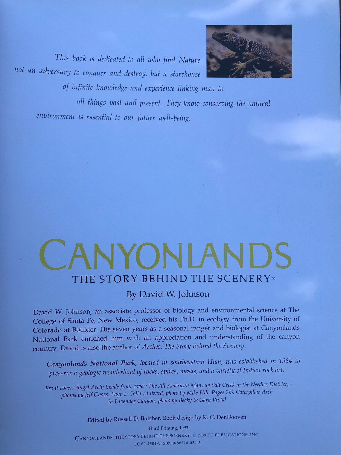 Canyonlands National Park. the Story Behind the Scenery. - Etsy