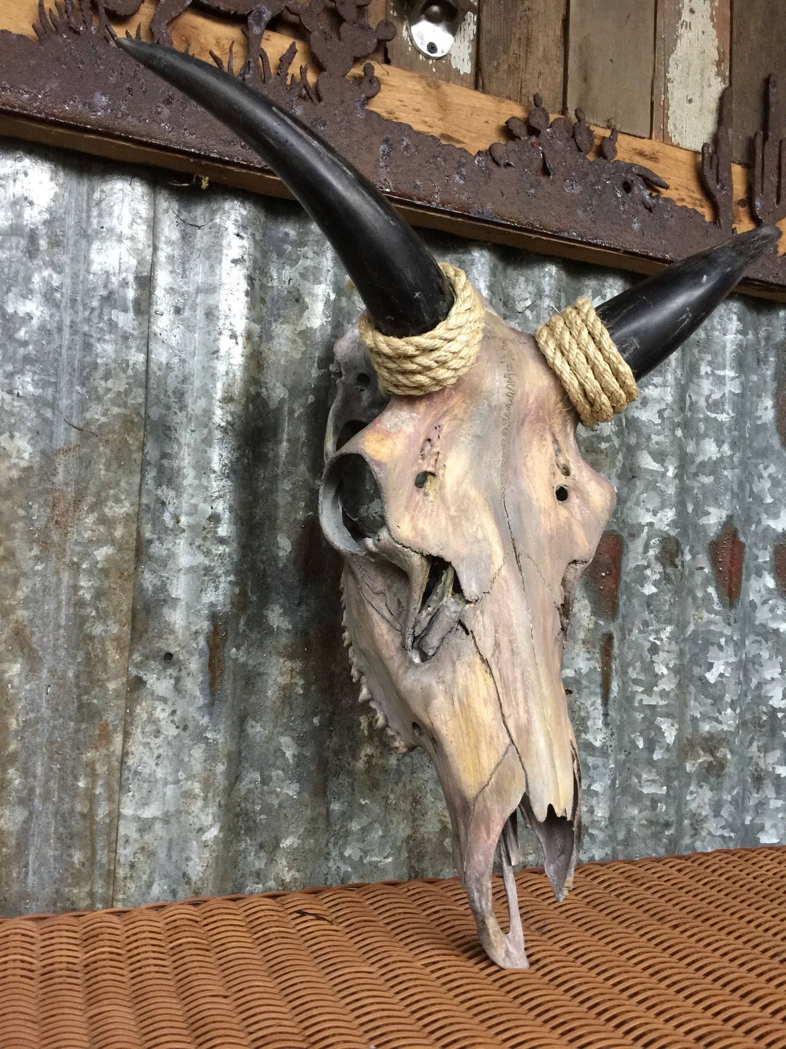 1 of a Kind Big Custom Made Skull and Horns - Etsy