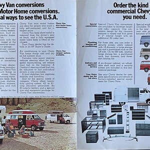 1973 Chevrolet Van Dealer Sales Brochure. - Etsy