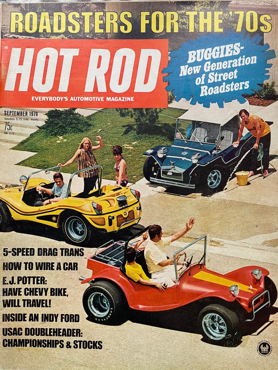 1970 Hot Rod Magazine VW Dune Buggy Special Issue September Edition. - Etsy