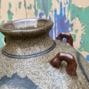 Vintage Asian Stoneware Pottery Wine or Tea Pot Decorative Jar With ...
