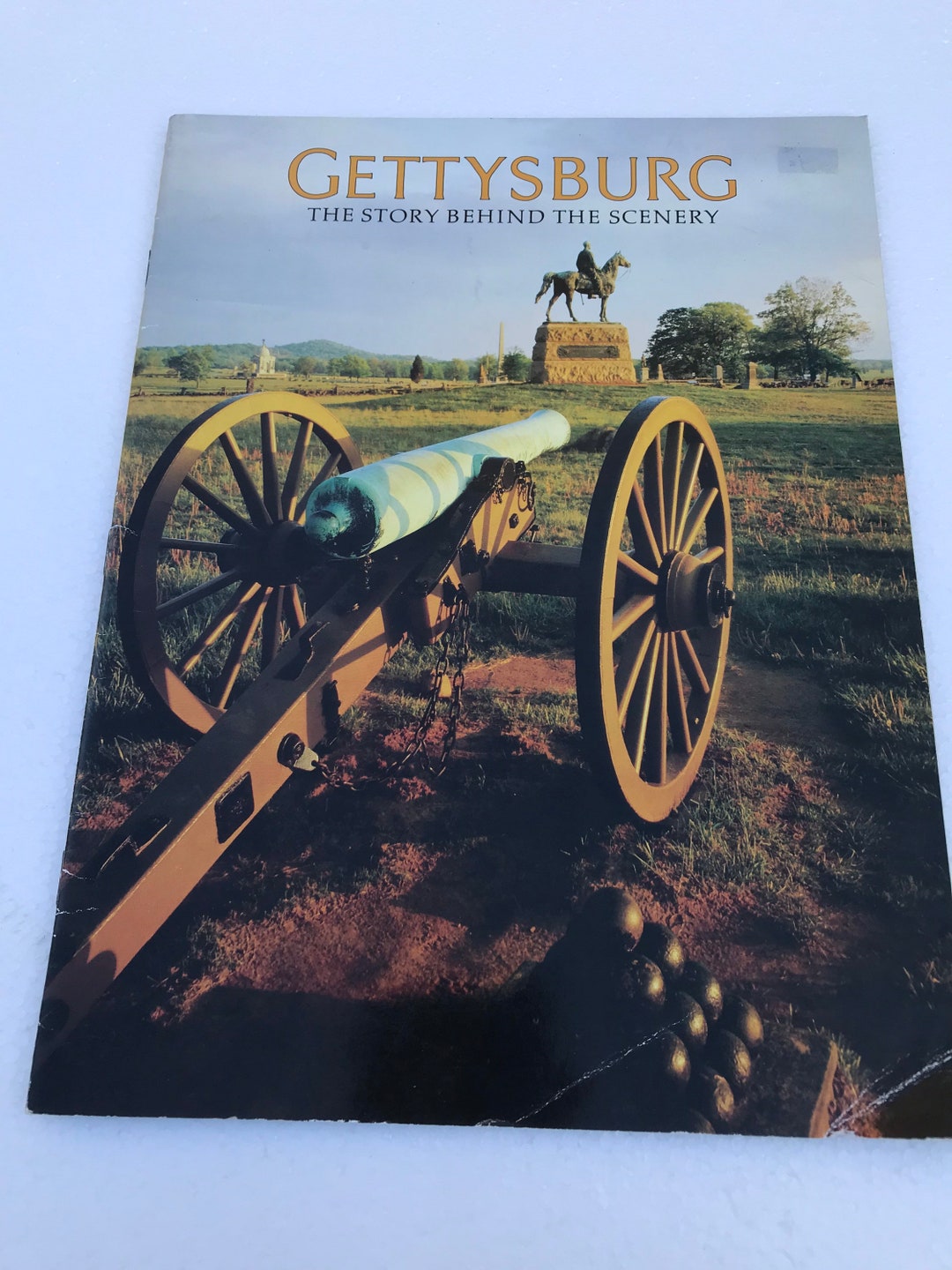 1986 Gettysburg “the Story Behind the Scenery” History Brochure Book ...