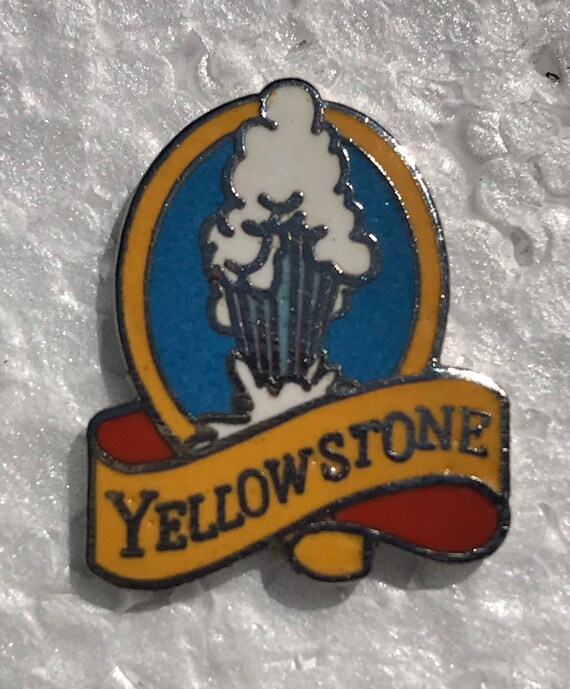 Vintage yellowstone pin - Gem