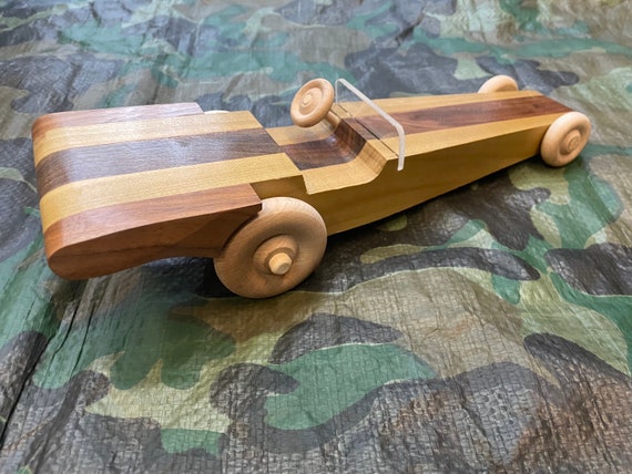 Dragster Made Out Of Wood