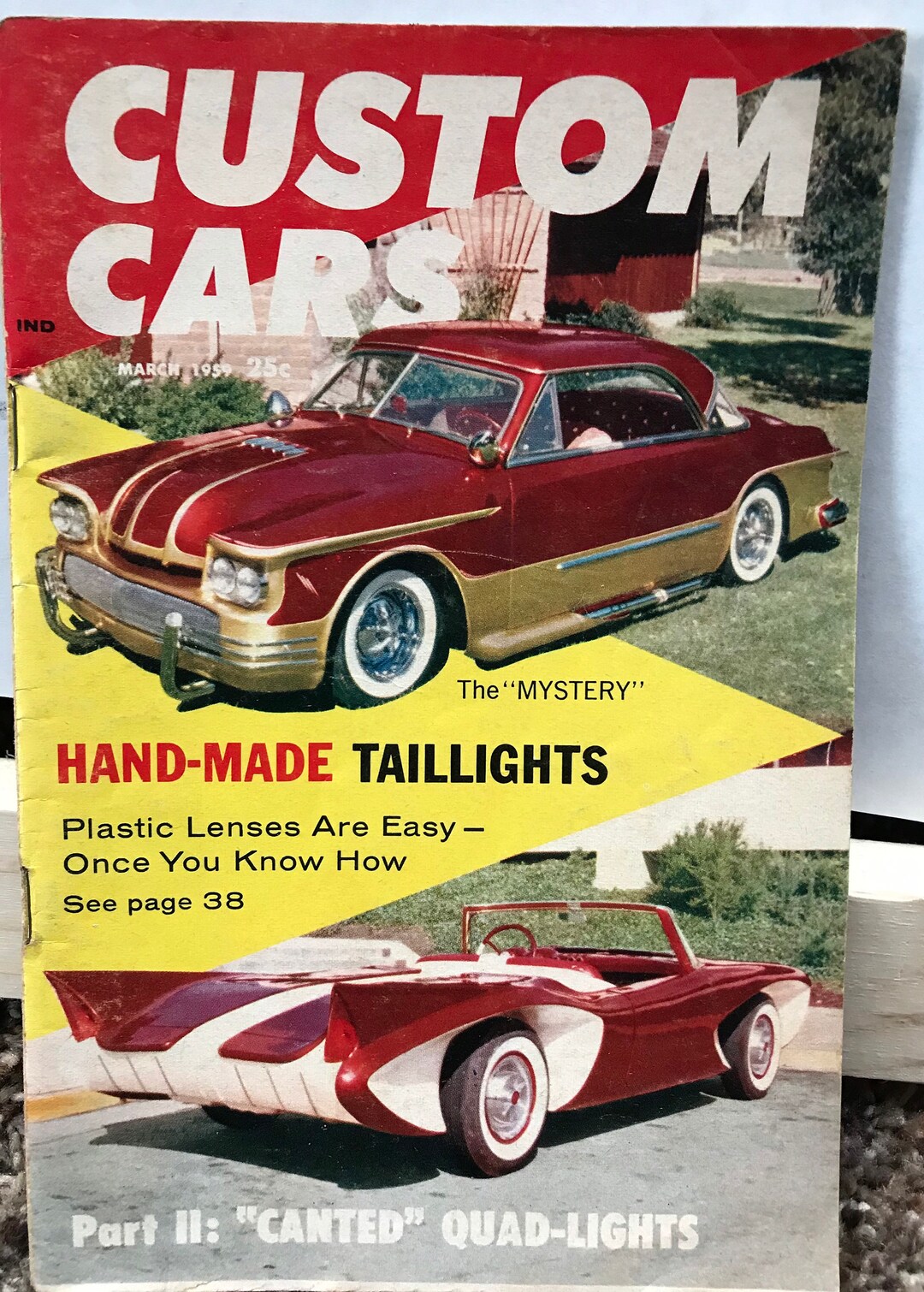 Custom Cars Magazine: March 1959, Handmade Taillights - Etsy
