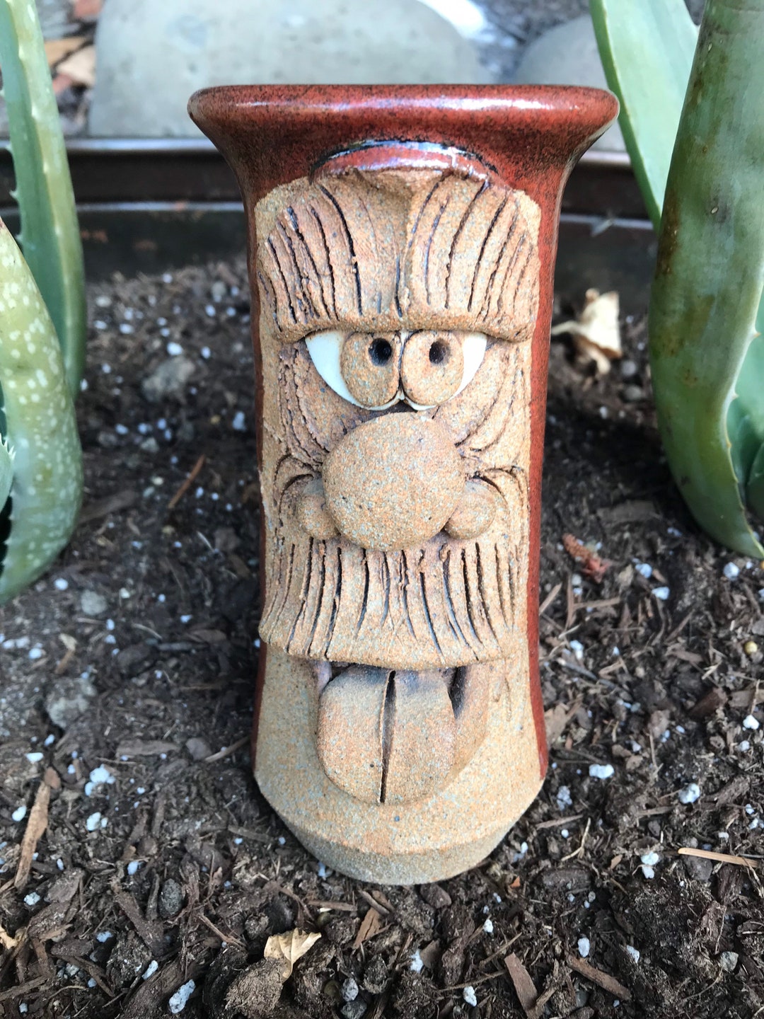 Fantastic Original 1970s Mahon Stoneware Pottery Hand Made Funny Agave ...