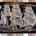 Original MCM 1960s Large Thread Art Ship Wall Art Piece. - Etsy