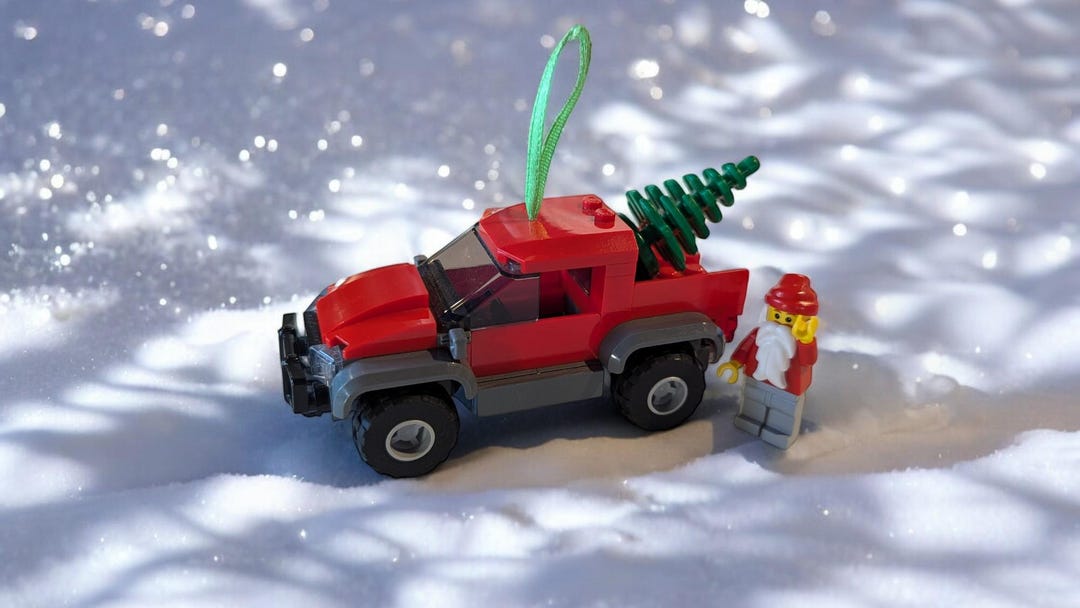 Brickcrafts Build-your-own Delivery Truck Ornament - Etsy