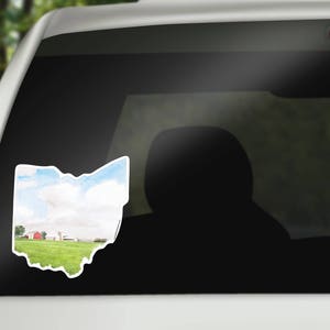 Ohio State Vinyl Car Decal - Home State Pride Sticker - Ohio Car ...