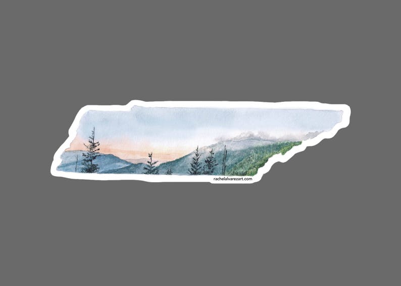 Tennessee Vinyl Sticker - Tennessee State Decal - Tennessee Car Decal ...