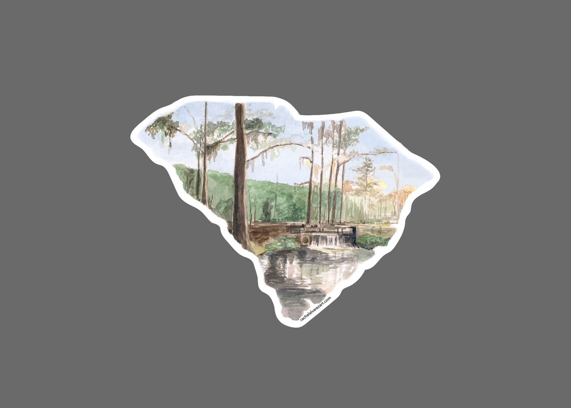 South Carolina Vinyl Sticker South Carolina State Decal SC - Etsy