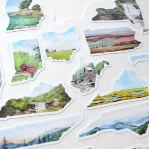 US Travel Rv Decal Map - Rv Sticker - Camper Decor - Road Trip Map ...