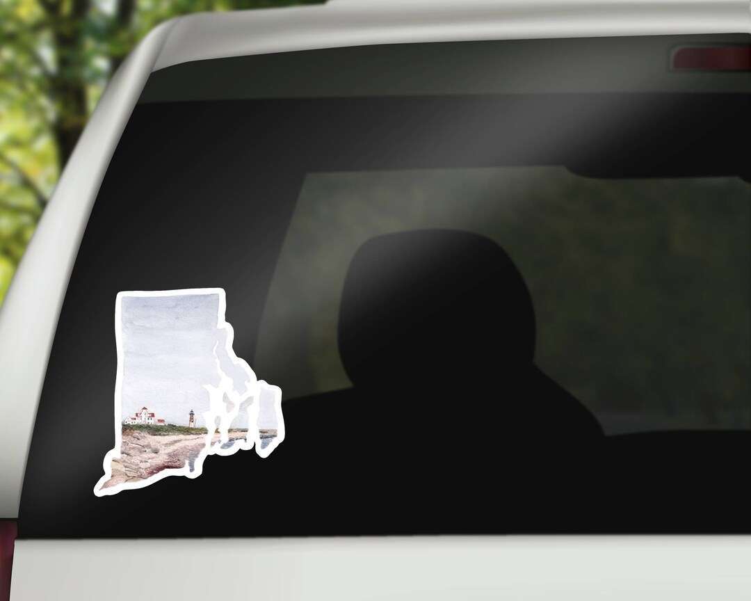 Rhode Island Vinyl Sticker - Rhode Island Decal - Rhode Island Car ...