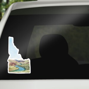 Idaho State Vinyl Adventure Sticker Set - All 50 Watercolor States ...
