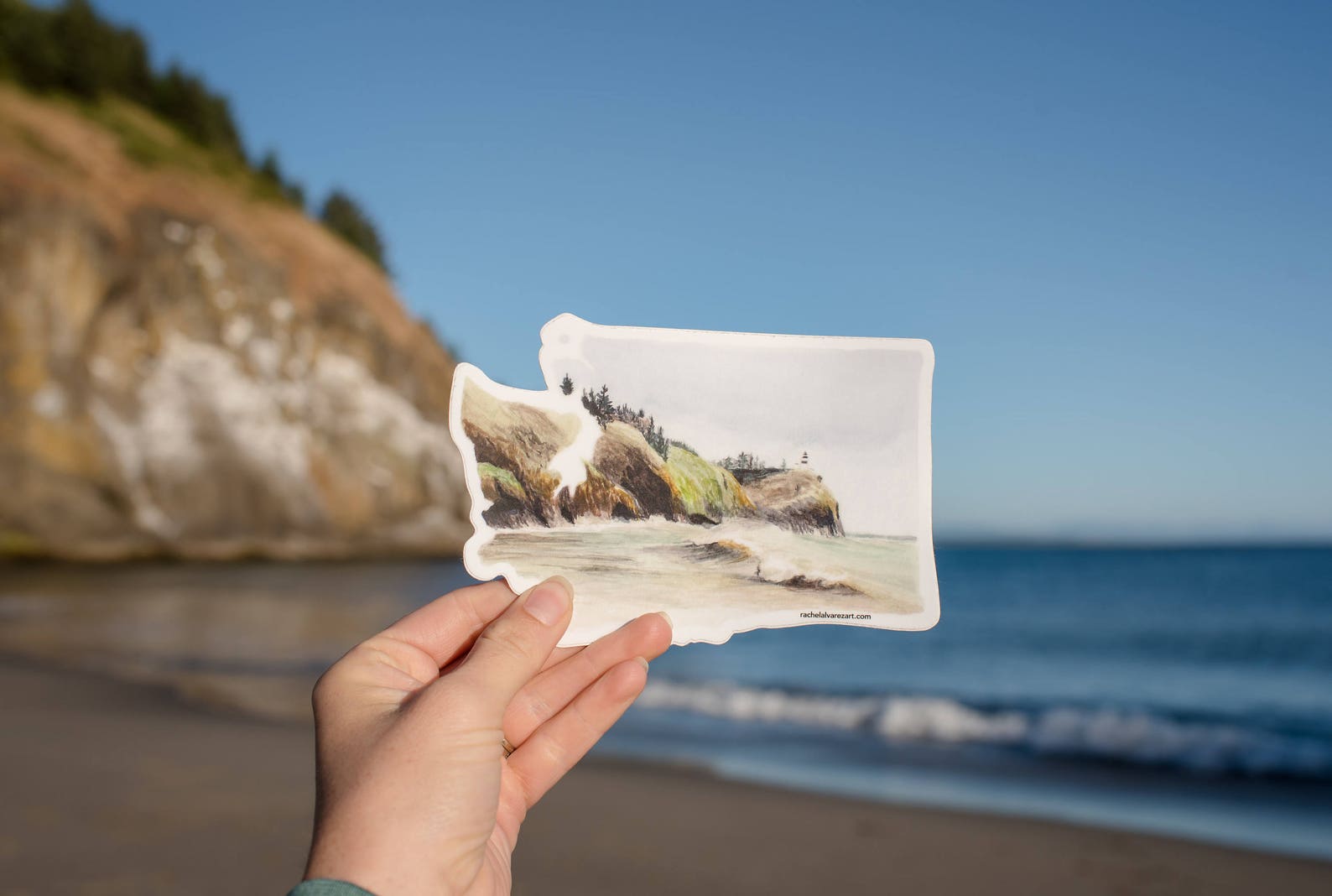 Washington Vinyl Sticker Washington State Decal WA Car | Etsy