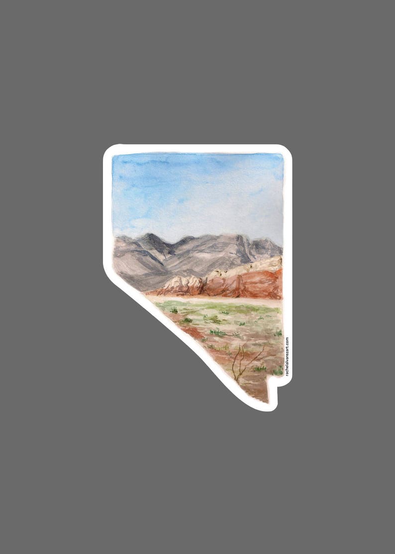 Nevada Vinyl Sticker Nevada State Decal Nevada Car Decal - Etsy