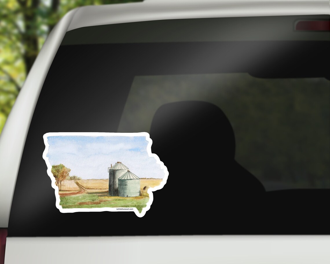 Iowa State Vinyl Adventure Sticker Set All 50 States | Etsy