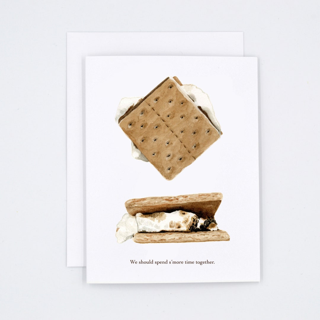We Should Spend Smore Time Together Note Card - Etsy