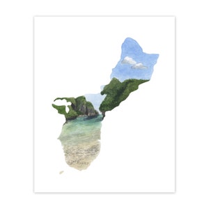 UAE Map Watercolor Print: Dubai Skyline Art - Etsy