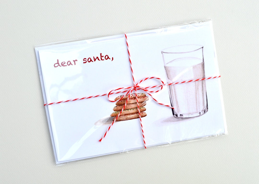 Note to Santa Christmas Wishlist - Letter to Santa Stationary - Santa ...