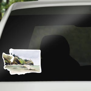 Washington Vinyl Sticker - Washington State Decal - WA Car Decal - Home ...