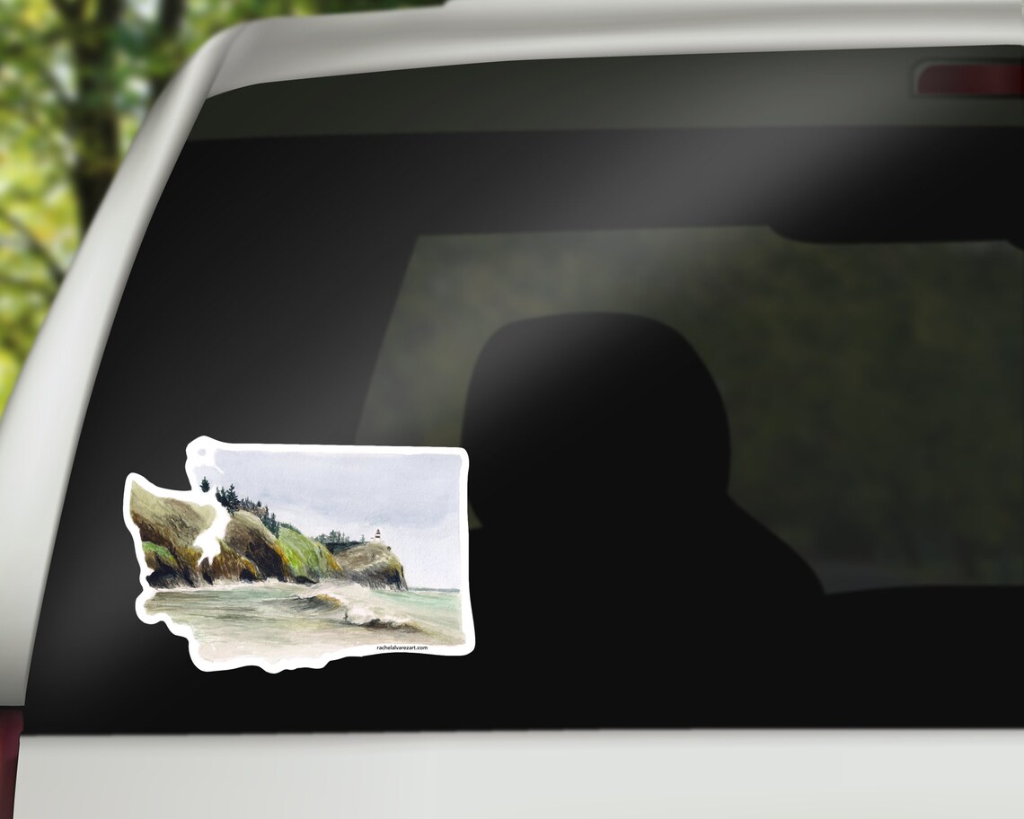 Washington State Adventure Sticker Set All 50 States Cool - Etsy