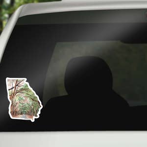 Cool Laptop Sticker - Georgia Car Decal - Georgia State Decal- Georgia ...