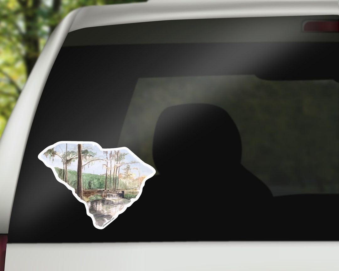 South Carolina Vinyl Sticker South Carolina State Decal SC - Etsy