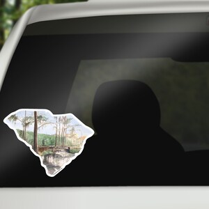 South Carolina Vinyl Sticker - South Carolina State Decal - SC Car ...