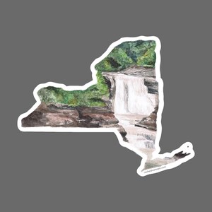 New York Vinyl Sticker - New York State Decal - NY Sticker - NY Decal ...