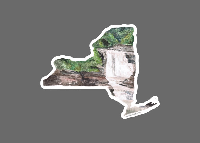 New York Vinyl Sticker - New York State Decal - NY Sticker - NY Decal ...