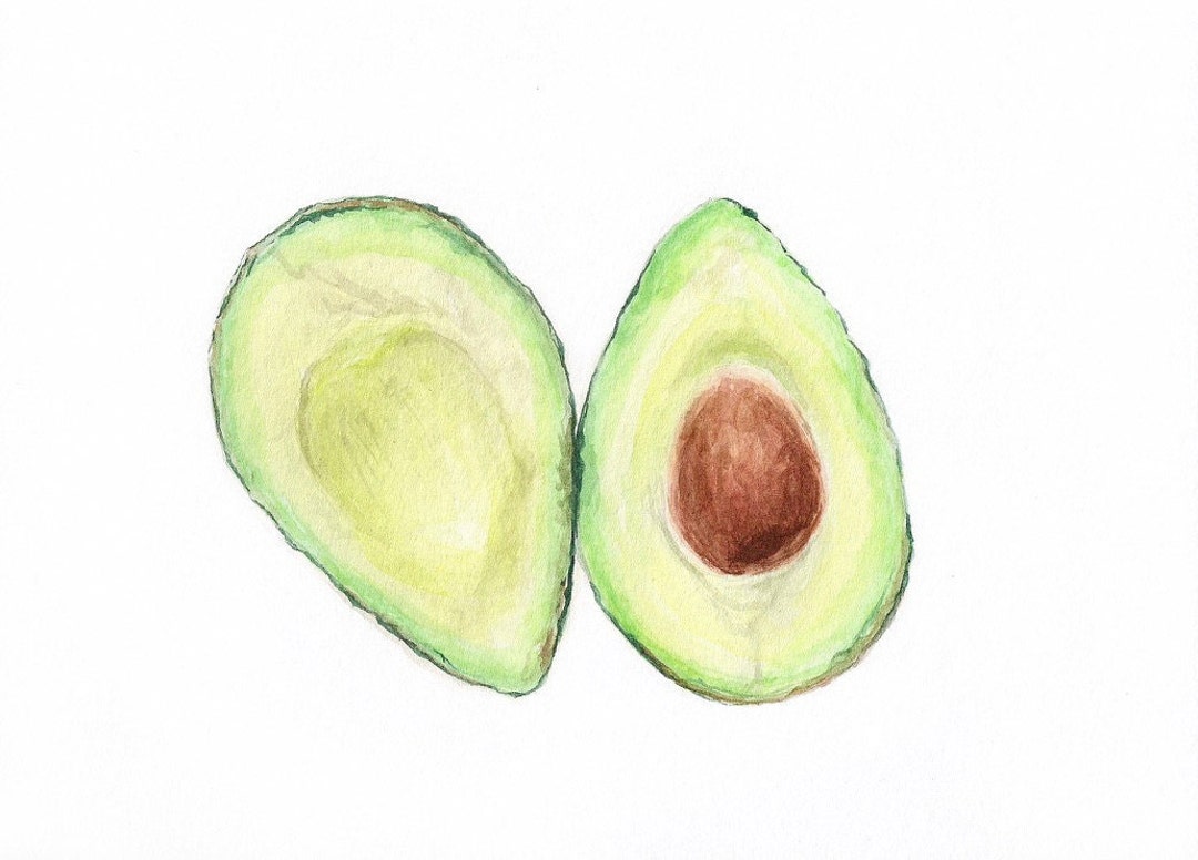 Avocado Print , Food PRINT, Kitchen Wall Art, Daycare Art, Gift for Mom ...