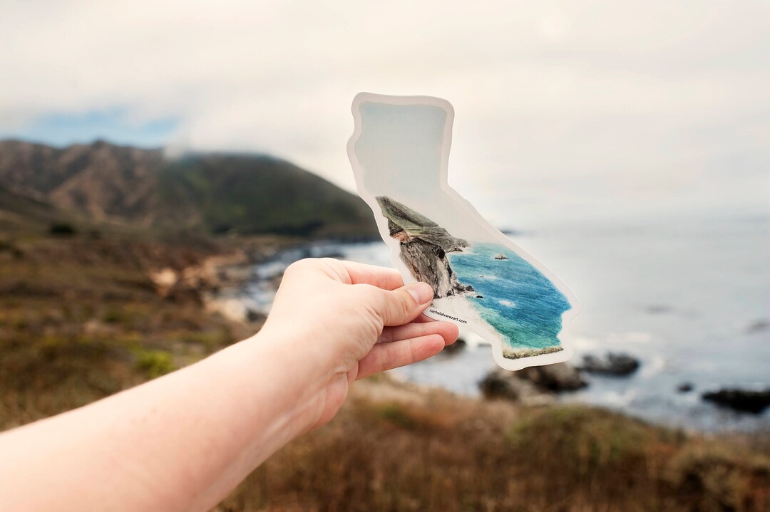 California Vinyl Sticker - California State Decal - California Car ...